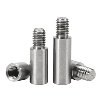 Idomin 304 Stainless Steel Threaded Pillar M2 M2.5 M3 M4 M5 M6 *L+4/6 ...