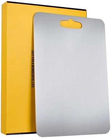Buy OrganizeMee Chopping Board Stainless Steel Metal Cutting Kitchen ...