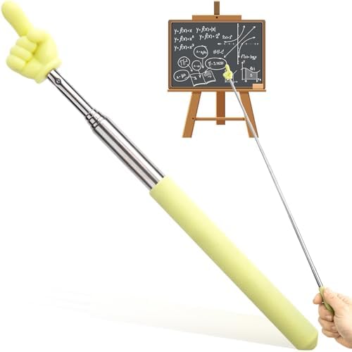 Amazon.com : PAGOW Retractable Teacher Pointer Stick, Hand Pointer ...
