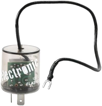 Amazon.com: Poktlife 2 Pin 12V LED Flasher,LED Compatible,2 Terminals ...