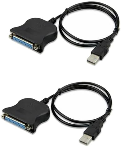 Amazon.com: 2PCS New USB to IEEE 1284 DB25 25-Pin Parallel Printer ...