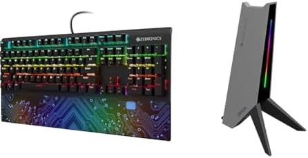 Amazon.in: Buy ZEBRONICS Zeb-MAX Chroma Premium Mechanical Gaming ...