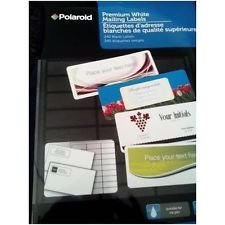 Polaroid Premium White Mailing Labels 240 ct Label Size - 2 - Want It All