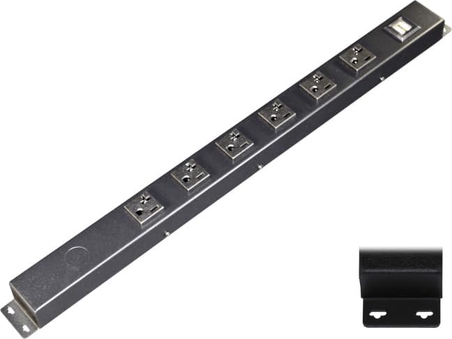 Amazon.com: 20” Hardwired Power Strip (NO Power Cord), 6 Vertical 20A ...