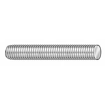 Fully Threaded Stud, M12-1.75mm, 70 mm, Stainless Steel, 18-8, Plain ...