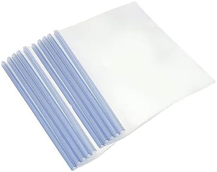 SPS Plastic Strip File Folder - Transparent A4 Sliding Bar Report ...