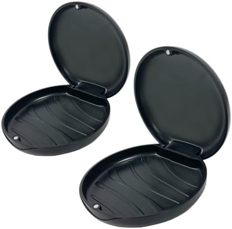Amazon.com : Maoerdental 2 Pack Orthodontic Retainer Case with Solid ...