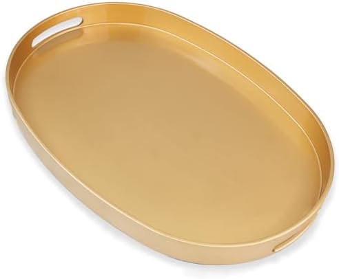 Amazon.com: Drink Serving Tray with Handles - Luxury Platter, Acrylic ...