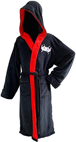 Deadpool Official Marvel Fleece Adult Dressing Gown Bathrobe, Red, One ...