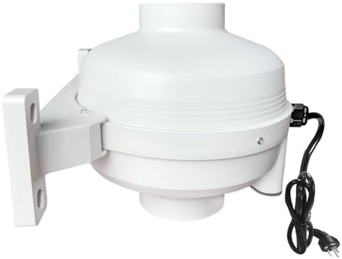 Amazon.com: Rysmirs 4 inch Radon Fan 260CFM - Radon Mitigation System ...