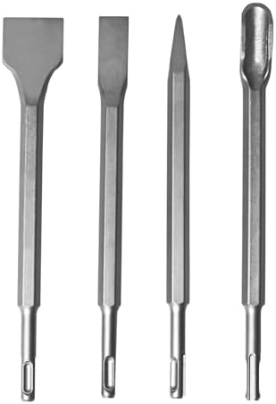 YOSIGHT 4Pcs SDS-Plus Rotary Hammer Chisel Set - Pointed tip, 20 & 40 ...