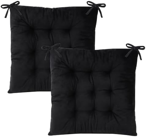 Amazon.com: MissSoul Set of 2 Chair Cushions for Dining Chairs with ...