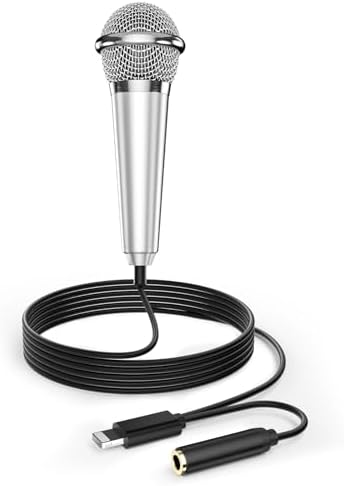 Amazon.com: Kikkerland Karaoke Compact Portable Tiny Mini Microphone ...