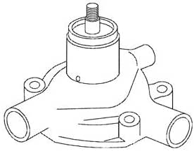 Amazon.com: Massey Ferguson Combine, Tractor Water Pump w/o Pulley Part ...