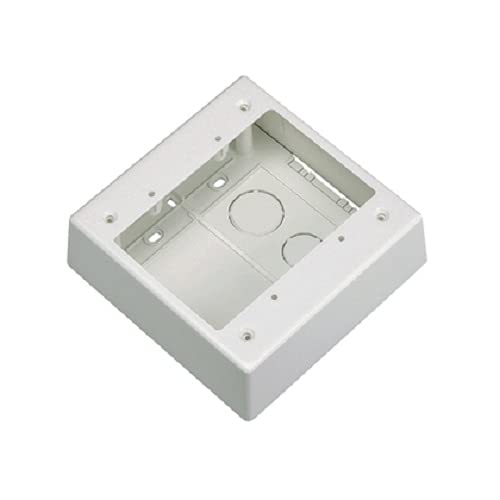 Panduit JBP2IW 2-Gang Outlet Box, Off White, 2-Piece: Electrical Boxes ...