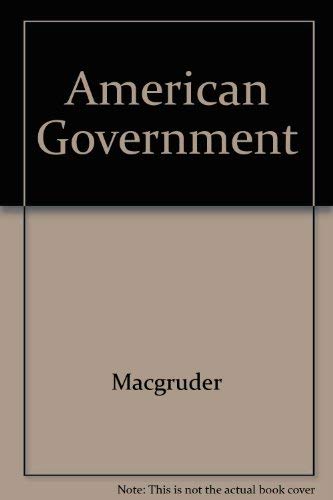American Government : Macgruder: Amazon.in: Books
