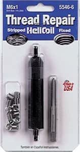 Amazon.com: Heli-Coil Thread Repair Kit 12 Inserts Metric M 6mm X 1mm X ...