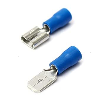 Davitu 100Pcs/50Sets Female Male Insulated Connector Spade Crimp ...