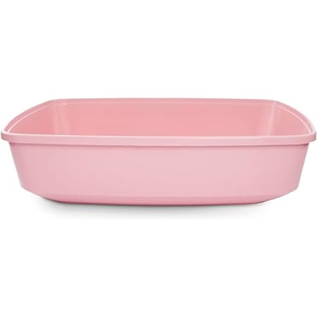 Amazon.com: So Phresh Pink Open Cat Litter Box, 19.25" L X 13" X 5" H ...