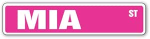 Amazon.com: [SignJoker] MIA Street Sign Great Gift Idea 100's of names ...