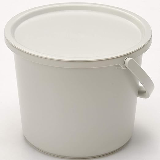 IMUU Round 7 Liter Bucket with Handle and Lid, Plasticware Leak Proof ...