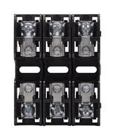 Fuseholder, Fuse Block, Modular, DIN Rail/Panel Mount, 600V, 30A, Class ...