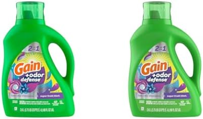 Amazon.com: Gain + Odor Defense Liquid Laundry Detergent, Super Fresh ...