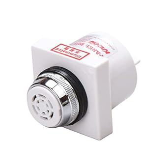 Kacon HRB-PS52IR, 220VAC, Buzzer, 25mm Panel Hole, 80dB, Intermittent ...