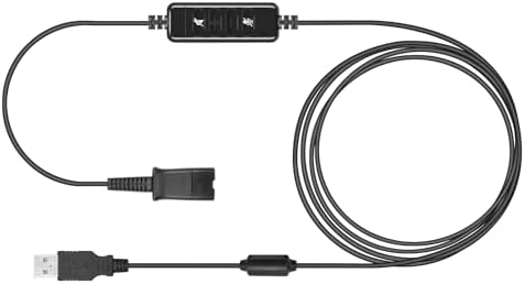 Amazon.com: QD headset USB Adapter Cable Compatible with Plantronics QD ...