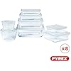 Pyrex Cook & Freeze - Set of 8 Boxes of Different Sizes and Shapes with ...
