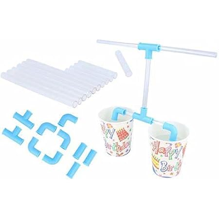 Amazon.com: DIY Crazy Straws Connectors 21 pcs, Drinking Straws to ...