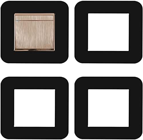 4 Pcs Light Switch Cover Plates,Light Switch Surround,Surround Single ...