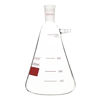 stonylab Filtering Flask with 24/40 Standard Taper Outer Joint, Heavy ...