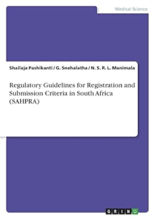 Regulatory Guidelines for Registration and Submission Criteria in South ...