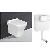 Bherunath Combo of Wall Mounted/Wall Hung Western Toilet/Commode/EWC ...