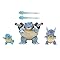 Amazon.com: Pokémon Select Evolution 3 Pack - Features 2-Inch Squirtle, 3-Inch Wartortle & 4.5 ...