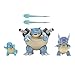 Amazon.com: Pokémon Select Evolution 3 Pack - Features 2-Inch Squirtle, 3-Inch Wartortle & 4.5 ...