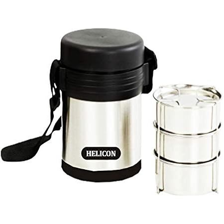 Buy BREEZE Ranzer 3 Steel Lunch Box Set of 3 containers Online at Low ...