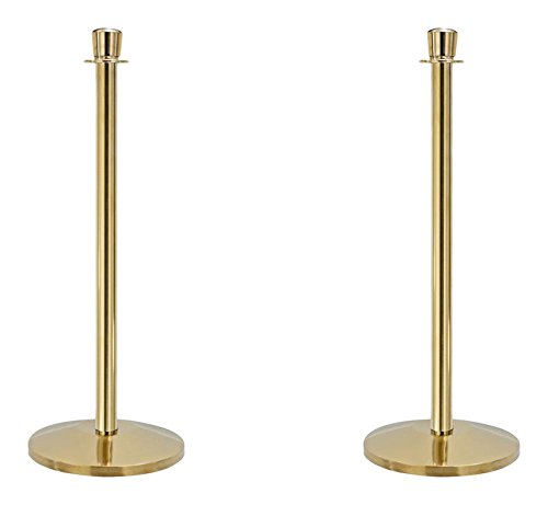 Queue Way QWAY310-2P Classic 310 Classic Post Polished Brass Effect ...