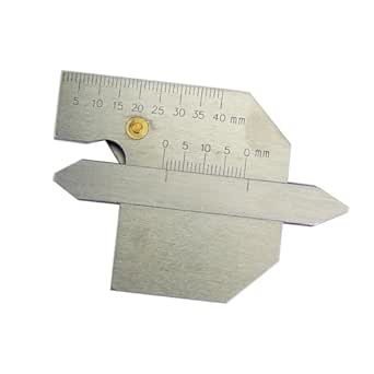 Stainless Inspection Ruler Weld Guage 0-75mm Weld Seam Gauge Weld ...