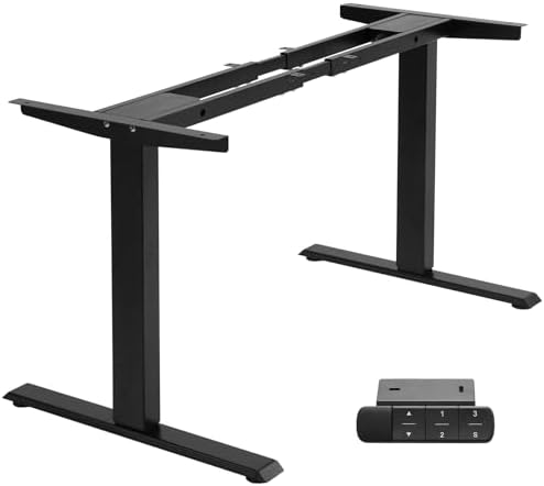 TOPSKY Dual Motor Electric Adjustable Standing Computer Desk for Home ...