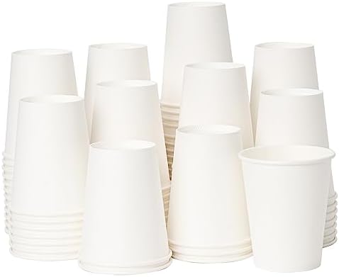 Amazon.com: METAPRINT 12 oz Disposable Paper Coffee Cups [300 Pack ...