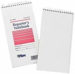 Tops - Reporters Notebook, Gregg Ruled, 4"x8",70Sht, 12/PK, WE, Sold as ...