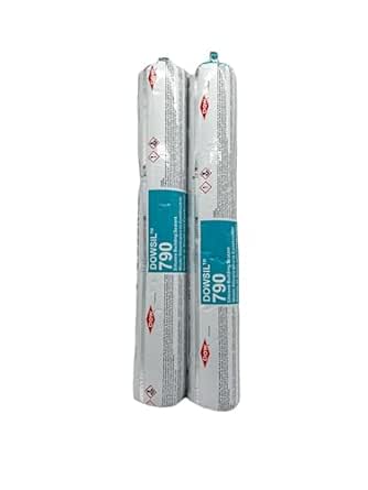 DOWSIL 790 Silicone Building Sealant Sausage 20 oz (Gray) 2-Pack ...