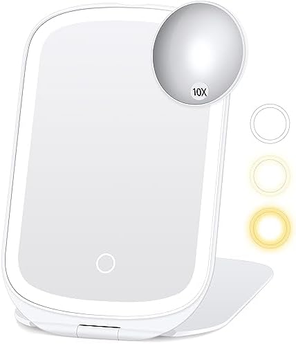 Amazon.com: Koolstuffs Travel Mirror with Light, Rechargeable Portable ...