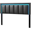 Amazon.com - IKIFLY Full Size LED Headboard with 2 USB Ports ...