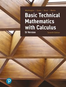 Basic Technical Mathematics with Calculus, SI Version, Canadian Edition ...