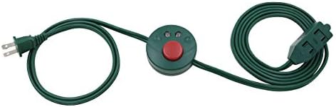 Amazon.com: 9 Foot Christmas Extension Cord with On/Off Foot Switch ...