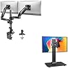 Amazon.com: HUANUO 17-32 Inch Dual Monitor Stand, Gas Spring Dual ...