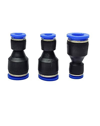 10mm to 6mm Air Pneumatic Fitting Push In Straight Connector (PG10-6 ...
